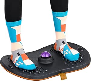 Amazon.com: Standing Desk Mat Balance Board, YESMET Anti Fatigue Wooden ...