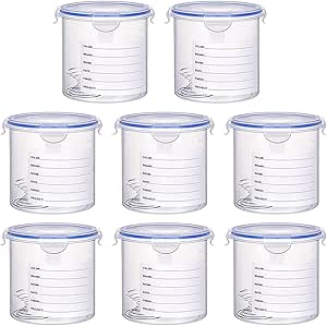 Amazon.com: 8Pcs Clear Paint Storage Container Touch Up Paint Storage ...