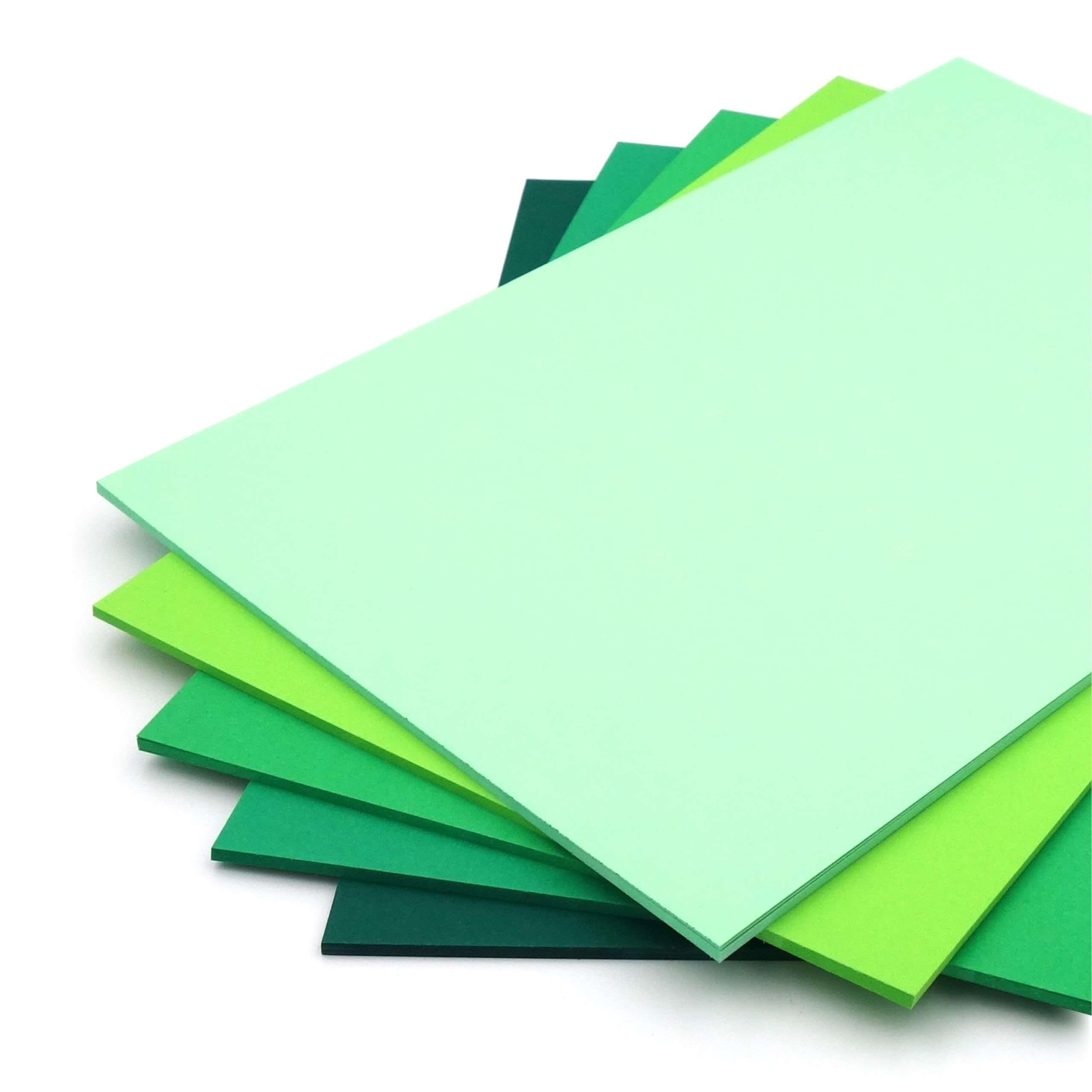 Rothmill A4 Coloured Card Stock, 220gsm (280 microns), Green Card Pack ...