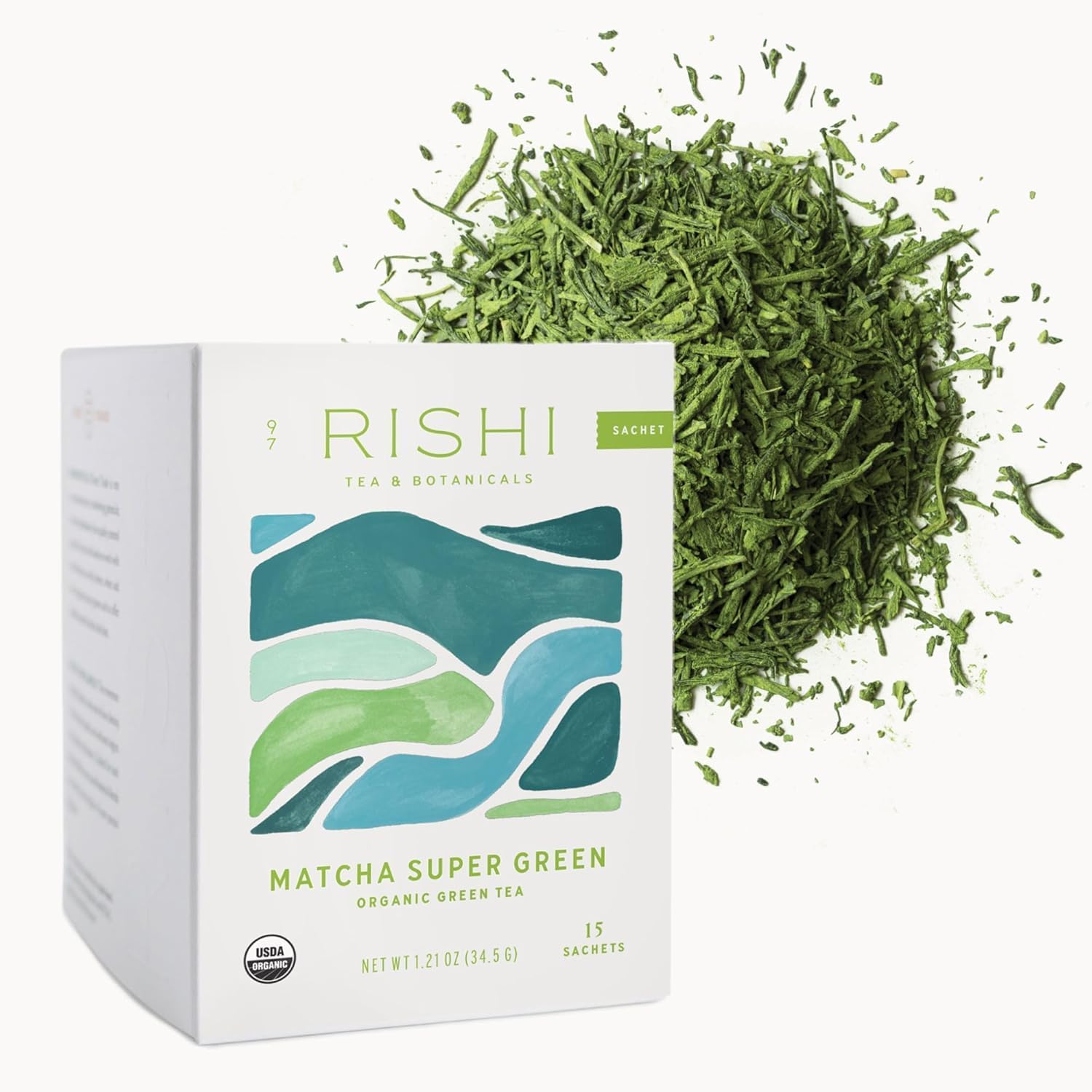 Amazon.com : Rishi Tea Sencha Green Tea - Organic Sachet Tea Bags ...