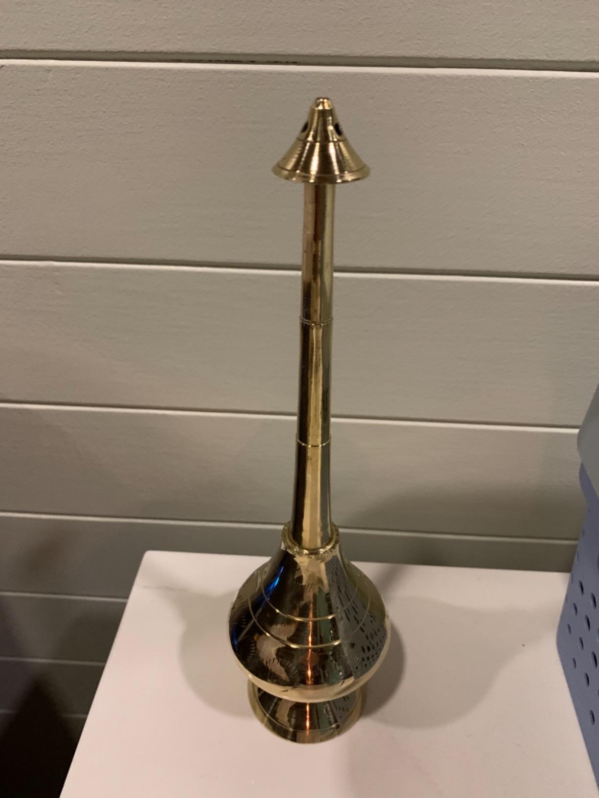 Amazon.com : Holy Land Market Brass Holy Water Sprinkler for Catholic ...