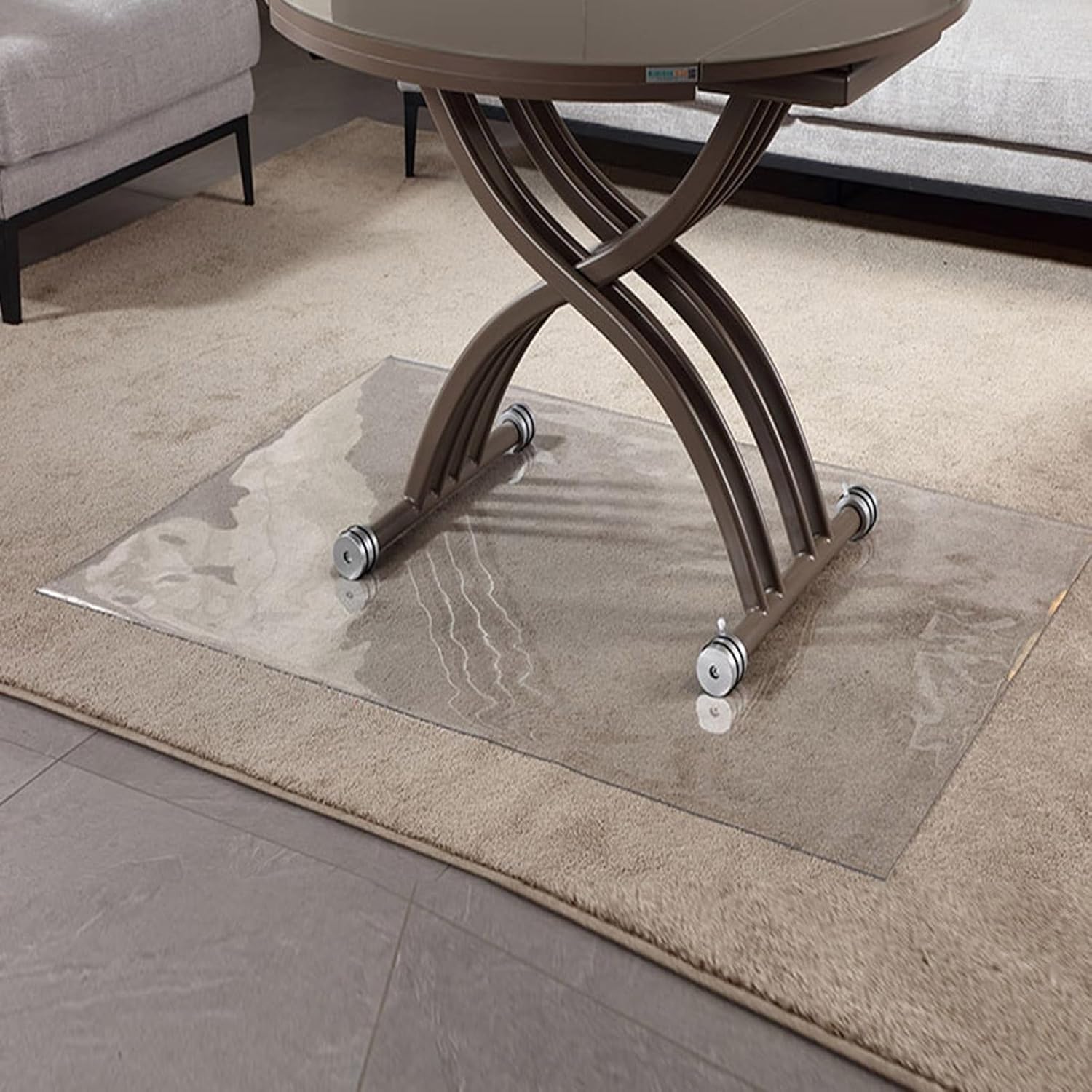 Amazon.com : Home Floor Protector Mat for Carpet Or Hardwood Floor ...