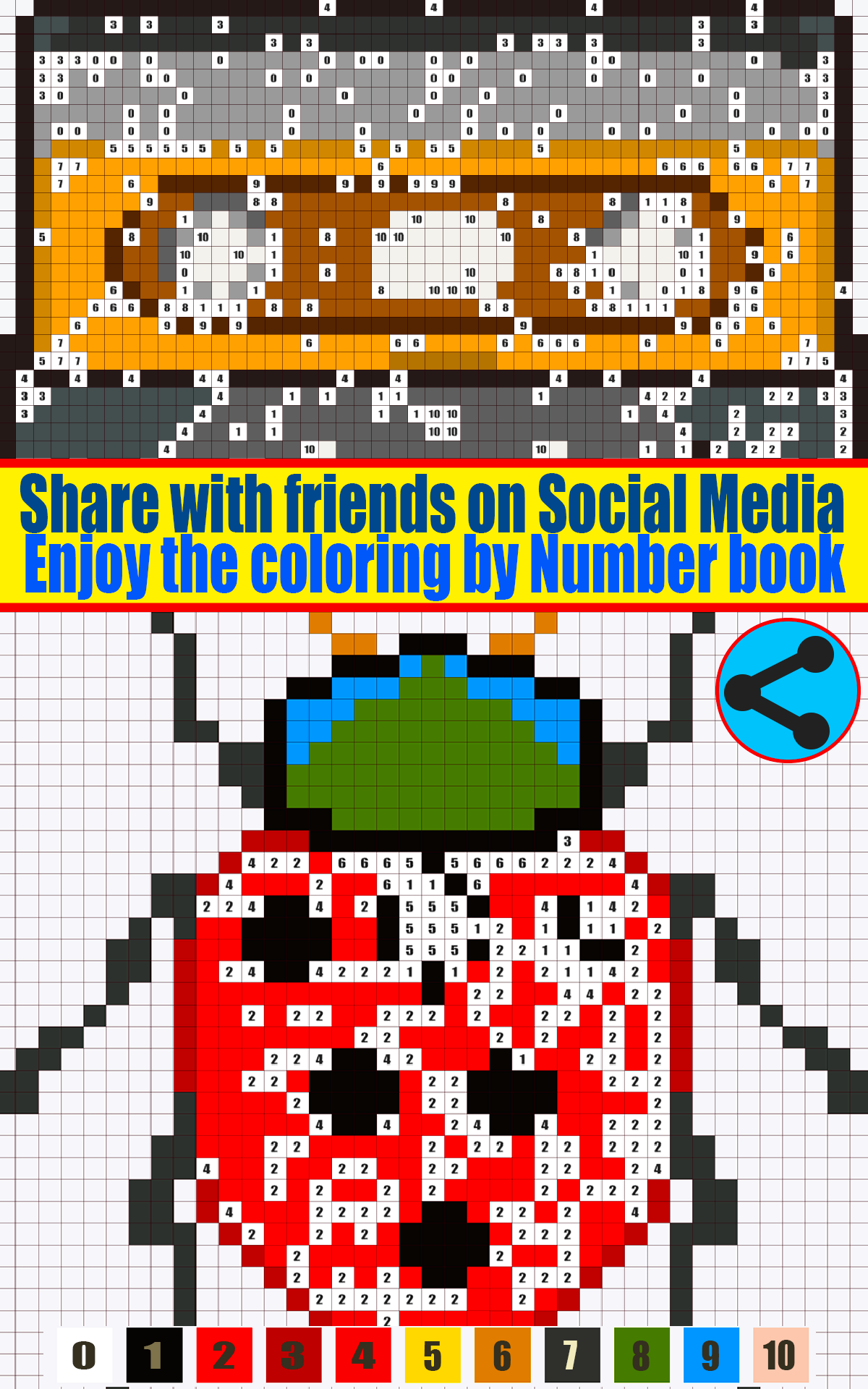 Coloring ColorPixNu Pixel Art Coloring by Number - App on the Amazon ...