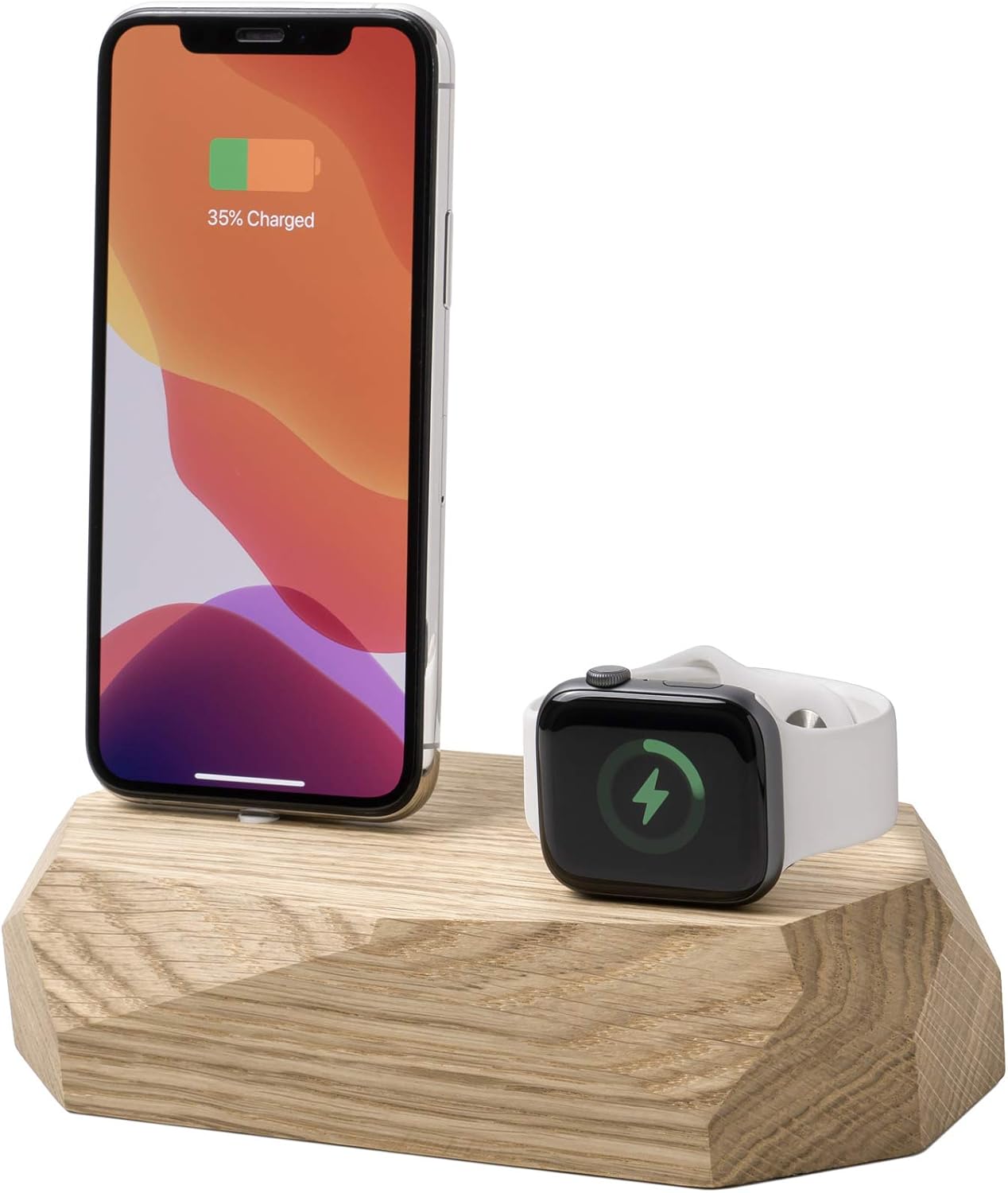 Amazon.com: Oakywood - 2in1 Wood Docking Station Compatible with Apple ...