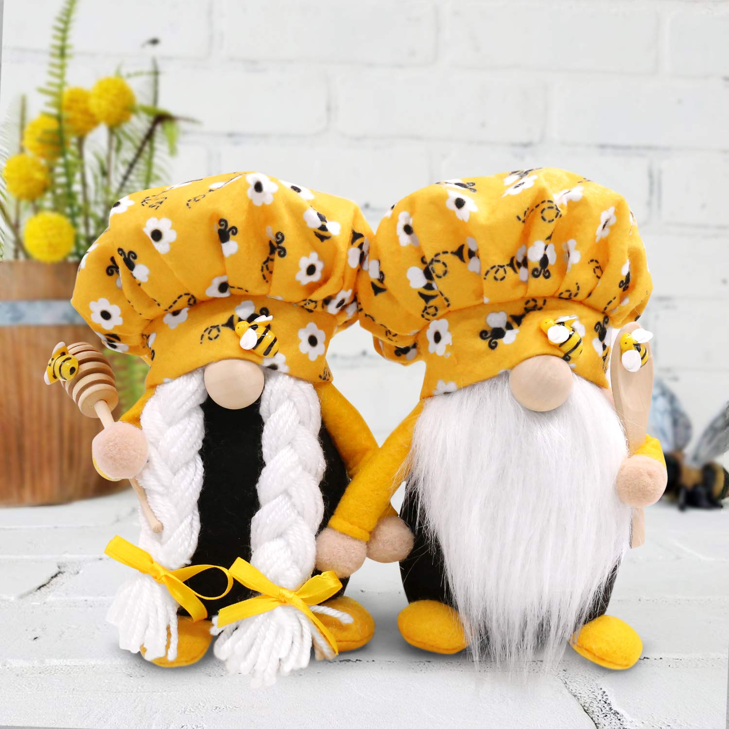 Buy CiyvoLyeen Bumble Bee Chef Gnome Scandinavian Tomte Nisse Swedish ...