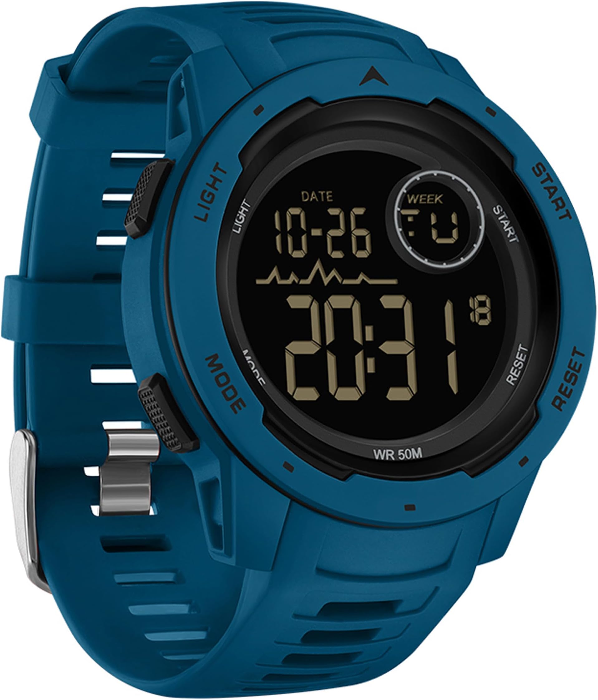 findtime Men's Digital Watch 50M Waterproof Tactical Watch Backlight ...