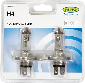 Amazon.com: Ring REW472 Bulbs 12 V H4, 2 Pieces : Automotive