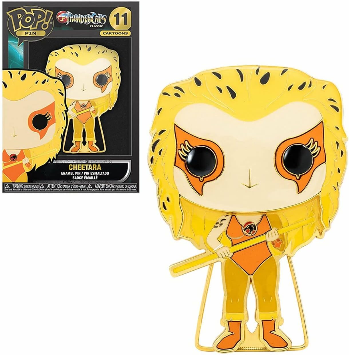Buy Female Retro Cartoon Pop! Figure Pins Thundercats Cheetara Bundled ...