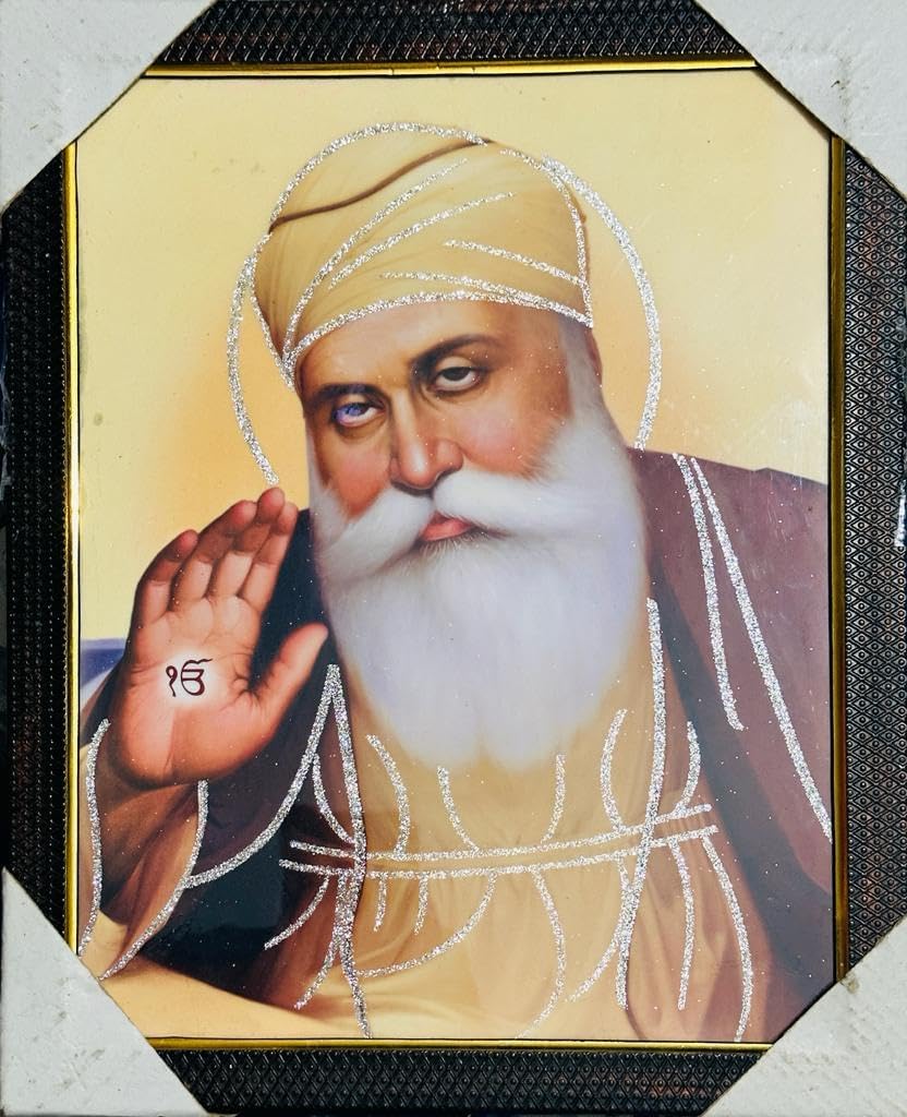 Amazon.com - Guru Nanak Dev Ji Photo Frame Guru Gobind Singh Ji Sikh ...