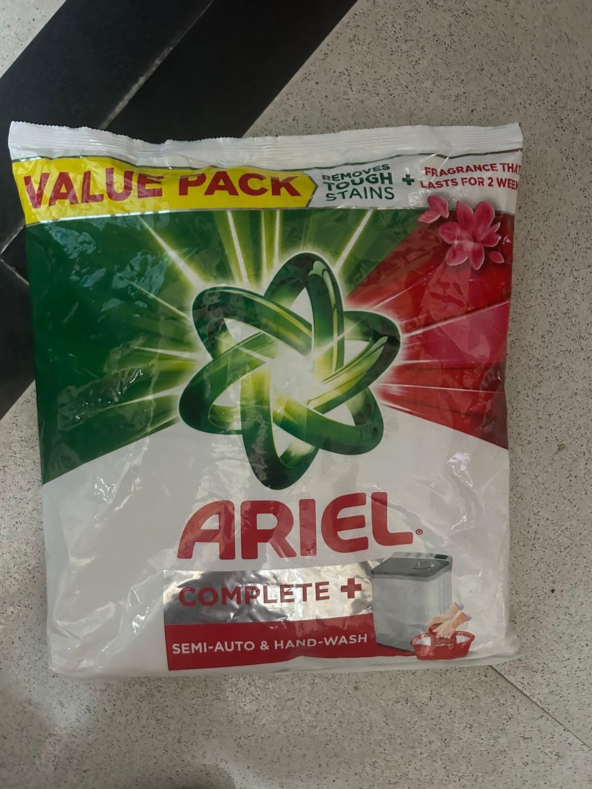 Ariel Complete Detergent Powder - 1kg + 500g free | Removes 100 Tough ...