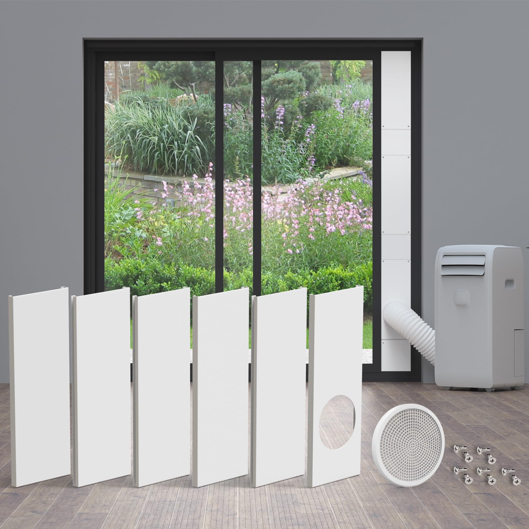 Amazon.com: Daisypower Sliding Door Kit for Portable Air Conditioner ...