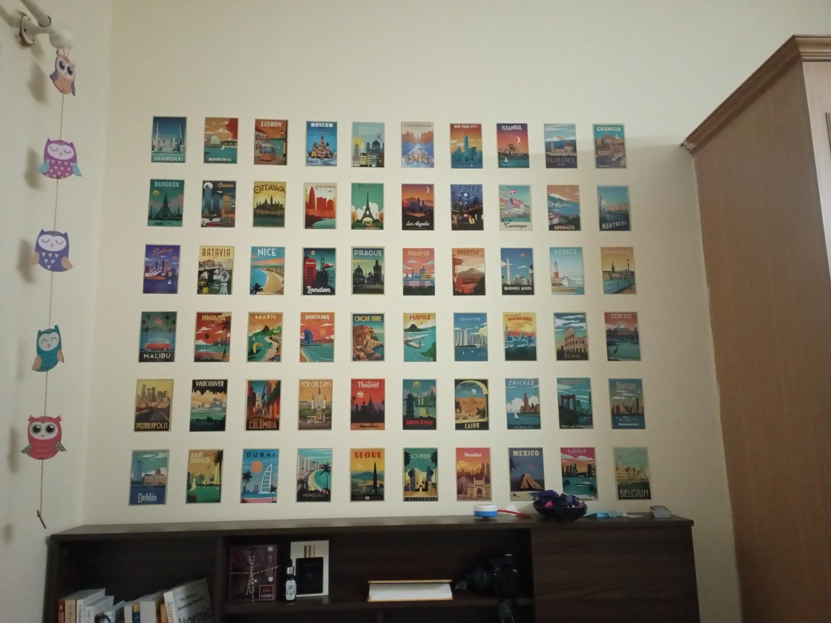 Twinster Aesthetic Travel Stickers Collage Kit, Set of 63 Poster for ...