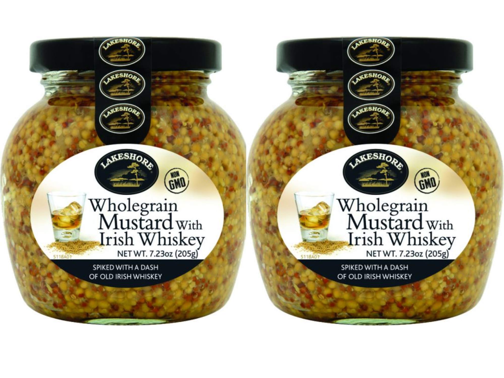 Amazon.com : Lakeshore Irish Whiskey Mustard, 2 jar pack, 7.2oz each ...