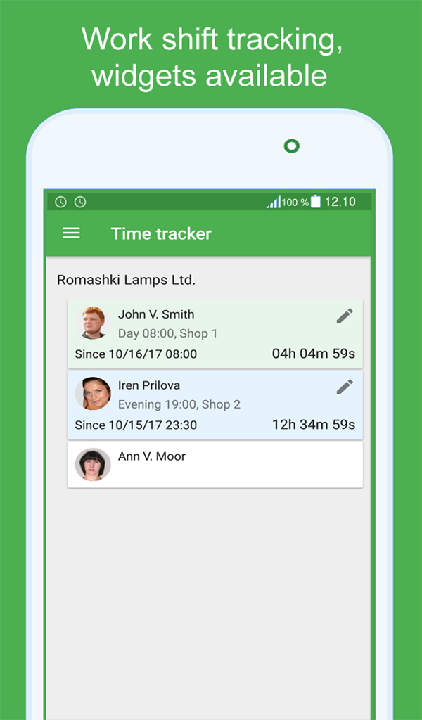 Green Timesheet - App on Amazon Appstore
