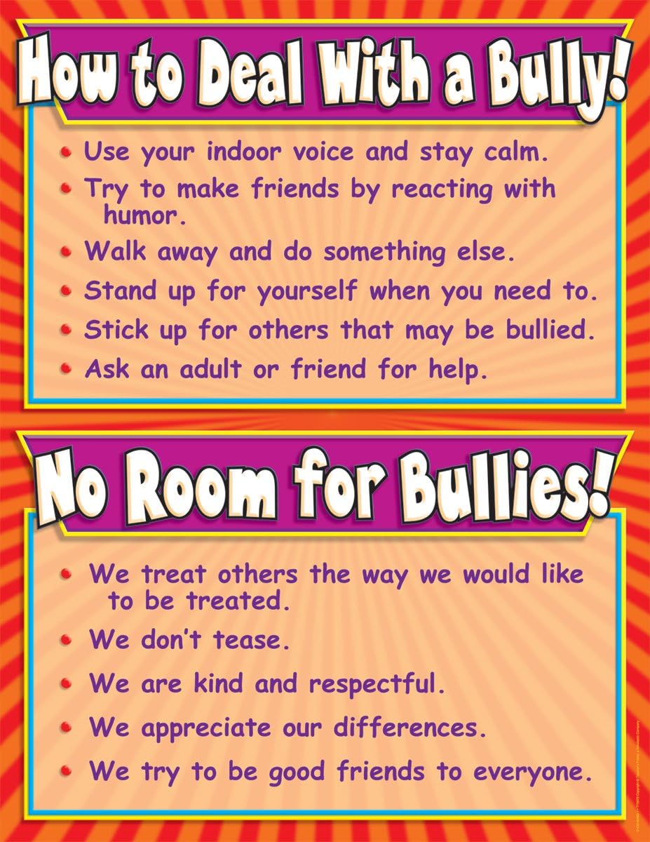 Scholastic TF5879 How to Deal with A Bully! Chart : Amazon.co.uk ...