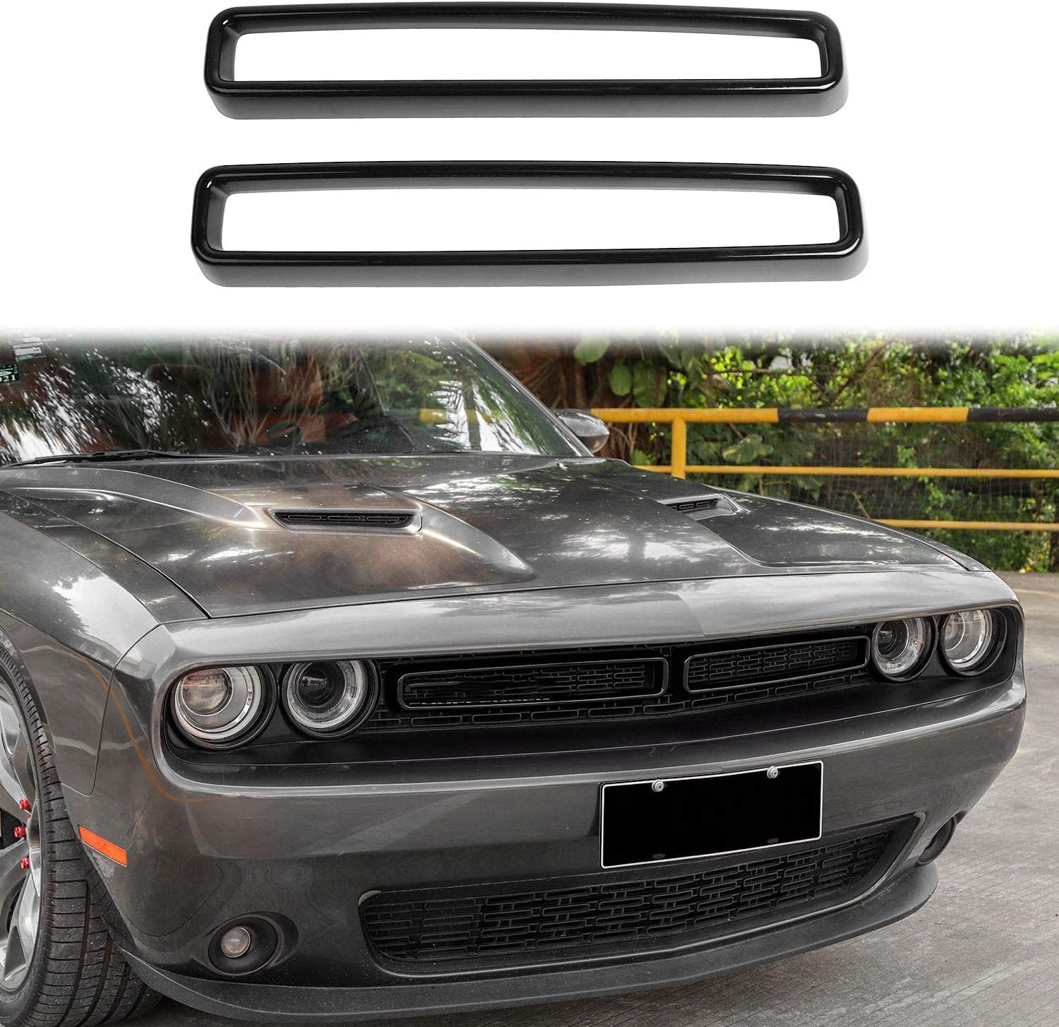 Amazon.com: VLINCAR Front Upper Grille Compatible with Dodge Challenger ...
