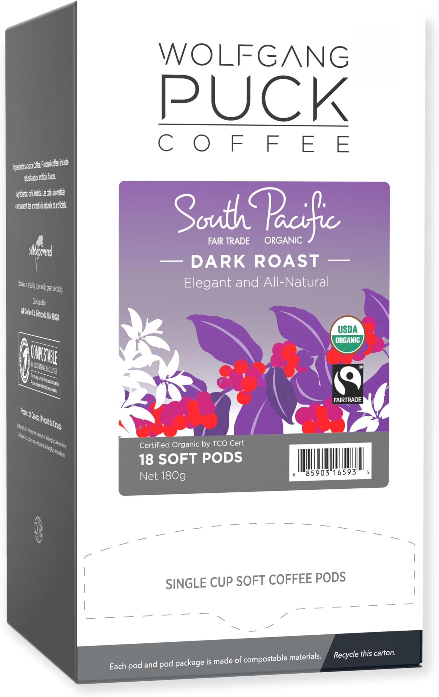 Amazon.com : Wolfgang Puck Coffee Single Serve Capsules, Jamaican Me ...