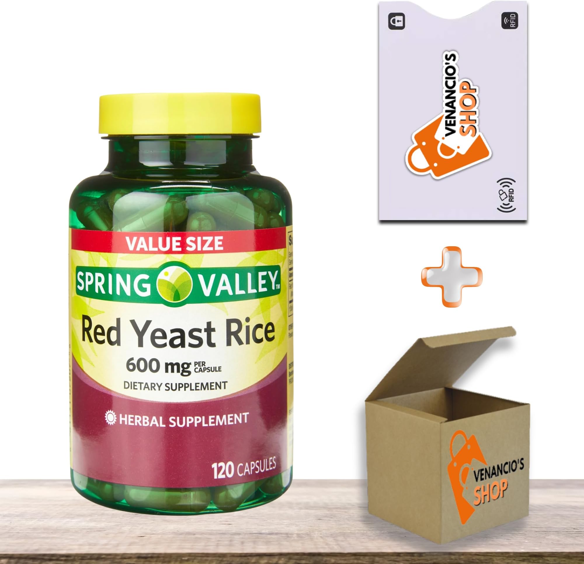 Amazon.com: Spring Valley Red Yeast Rice for Cholesterol | 600 mg ...