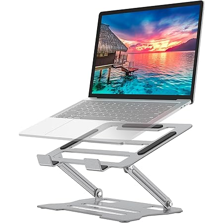 Amazon.com: Klsniur Laptop Tablet Stand, Universal Adjustable Carbon ...