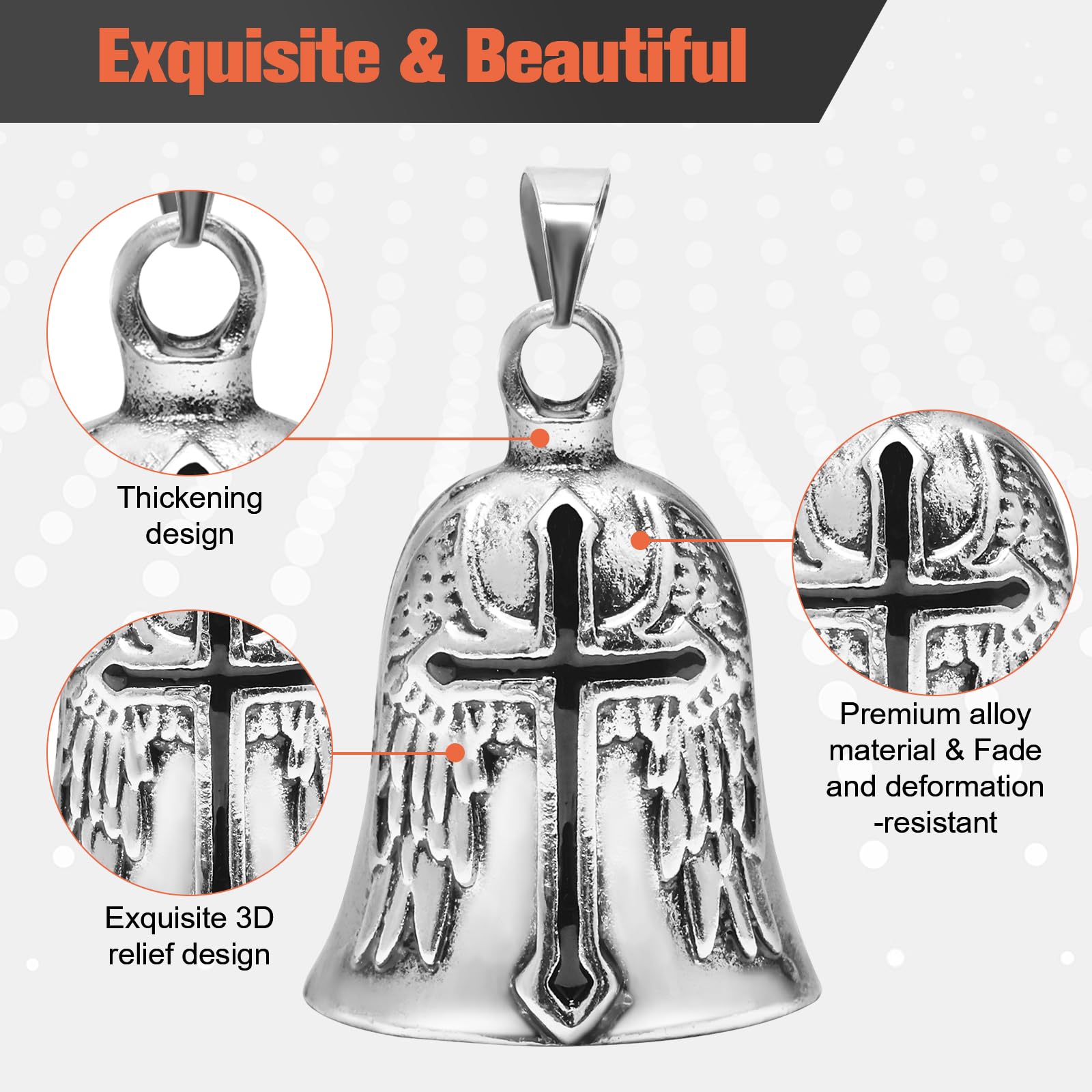 Snapklik.com : ZhaoYao Motorcycle Bell Guardian Angel For Good Luck ...