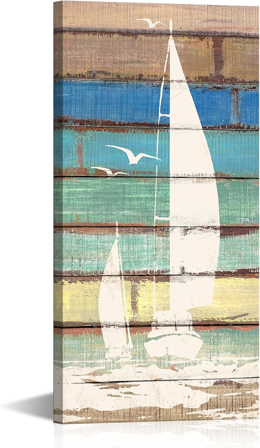 Amazon.com: KREATIVE ARTS Vertical Nautical Picture Prints Wall Art ...