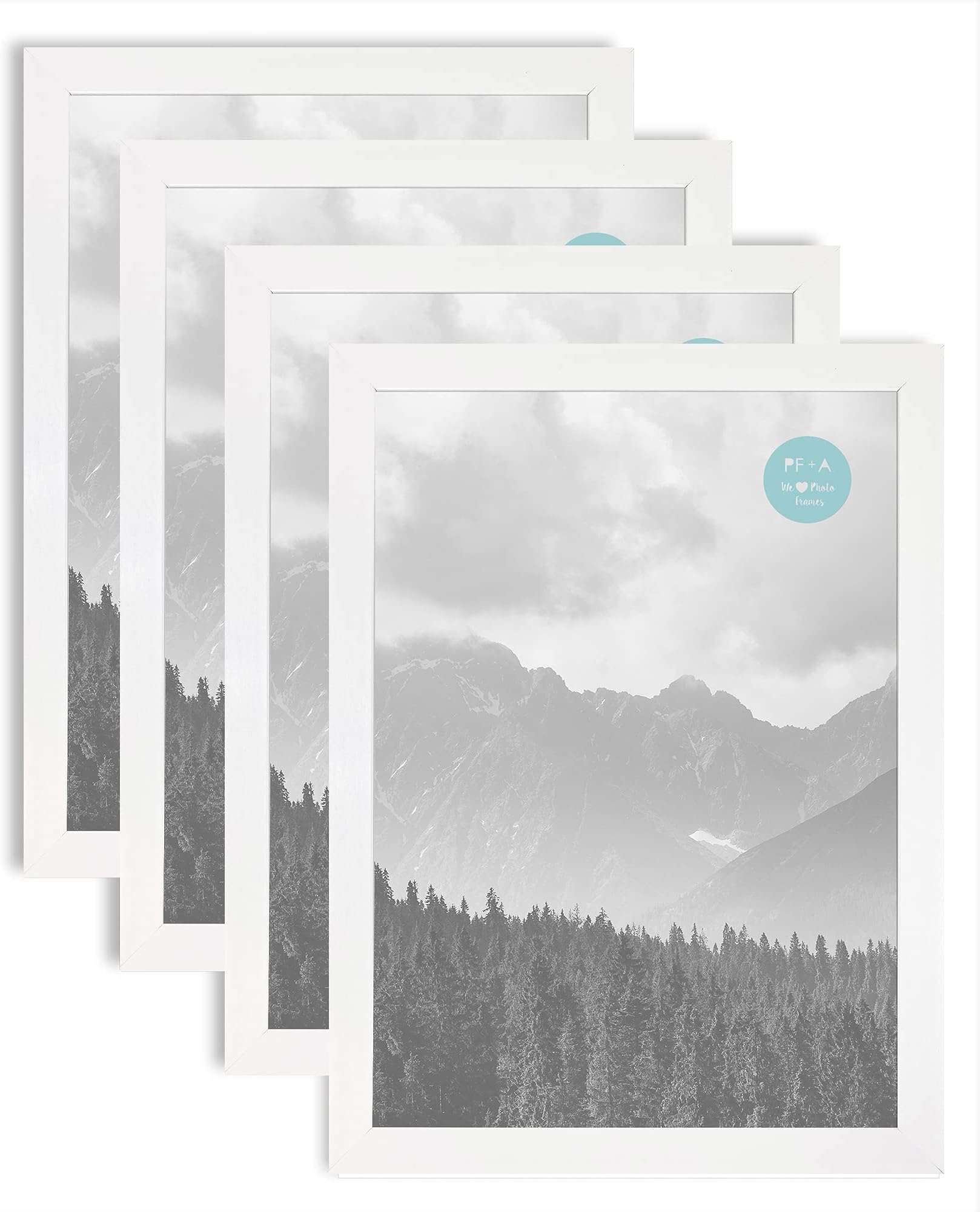 pf+a White A3 Poster Frames (Set of 3) - GLASS Window - Premium Modern ...