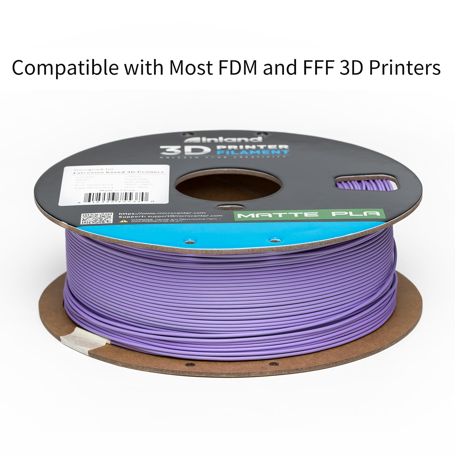 Snapklik.com : INLAND Micro Center Dual Color Matte PLA Filament 1.75mm ...