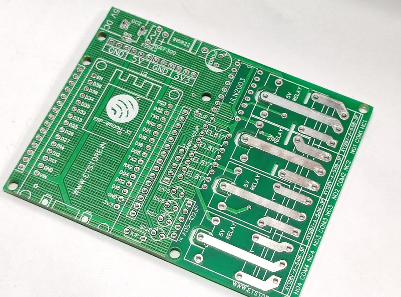 2Pcs PCB FOR 4 Channel Relay Board FOR ESP32 DEVKIT V1 5V : Amazon.in: Industrial & Scientific
