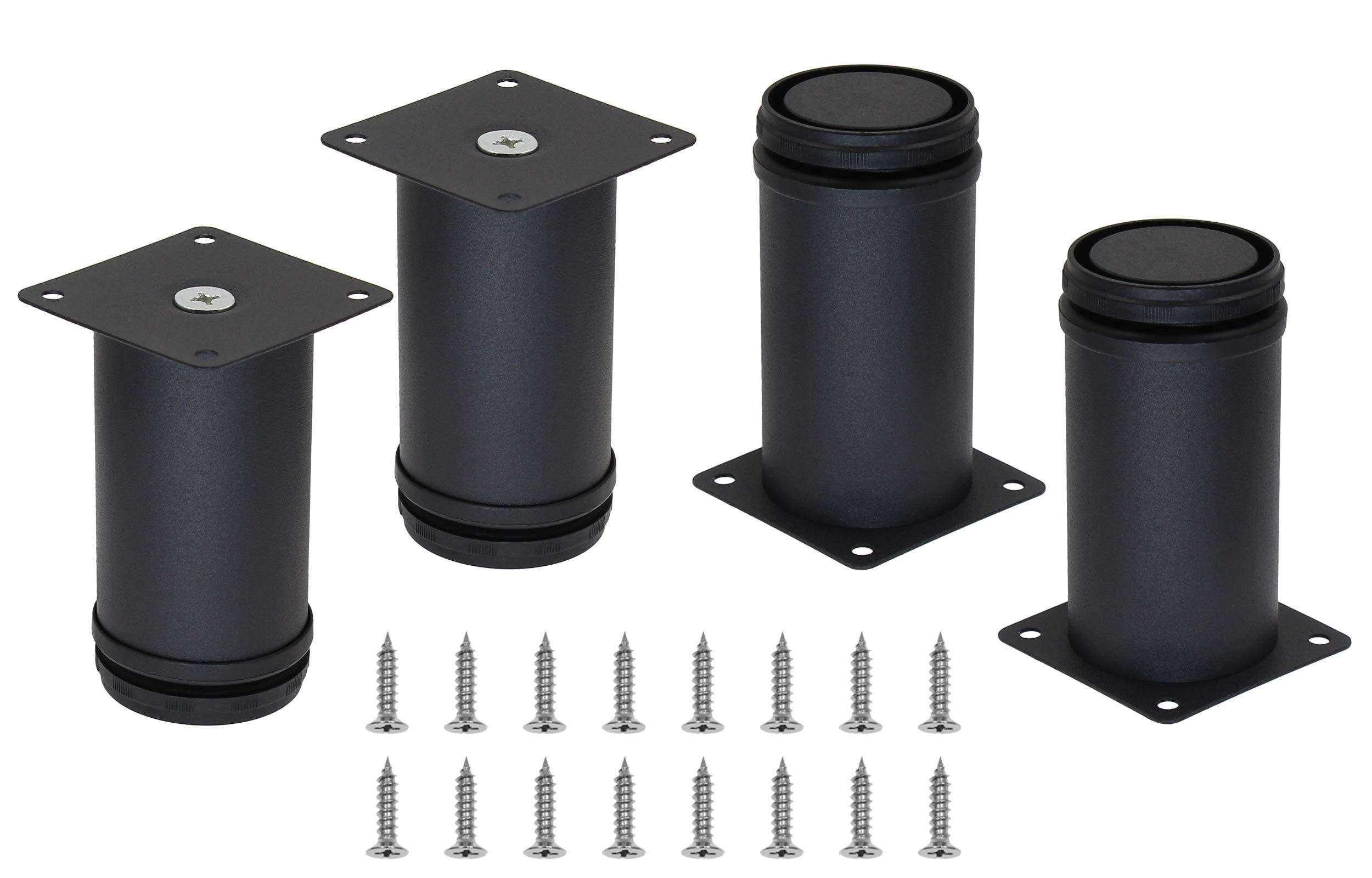 Snapklik.com : 4pcs Adjustable Furniture Legs, 4 Inch / 100 Mm ...