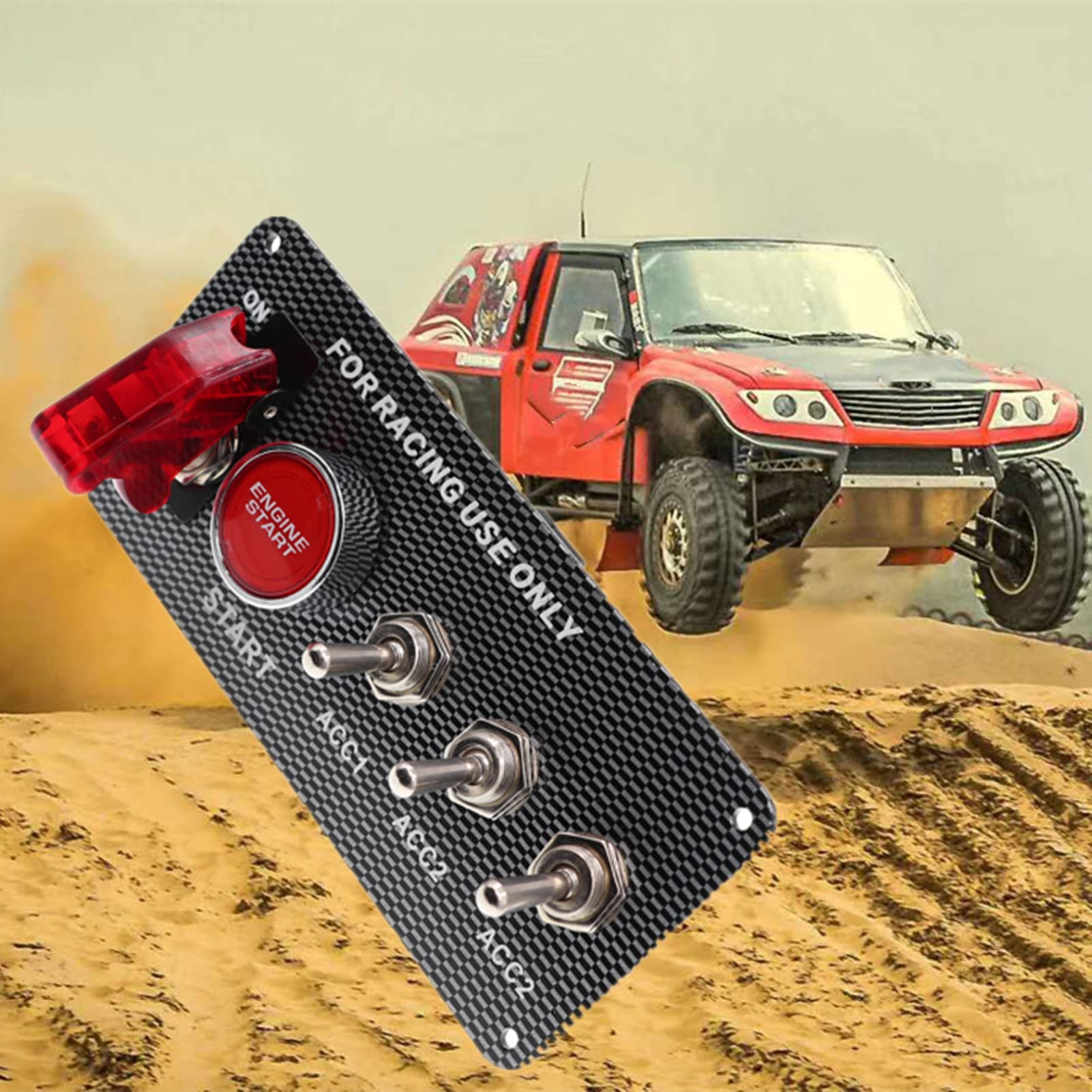 Buy 12V Ignition Switch Panel for Racing Car 5 in 1 Ignition Starter ...