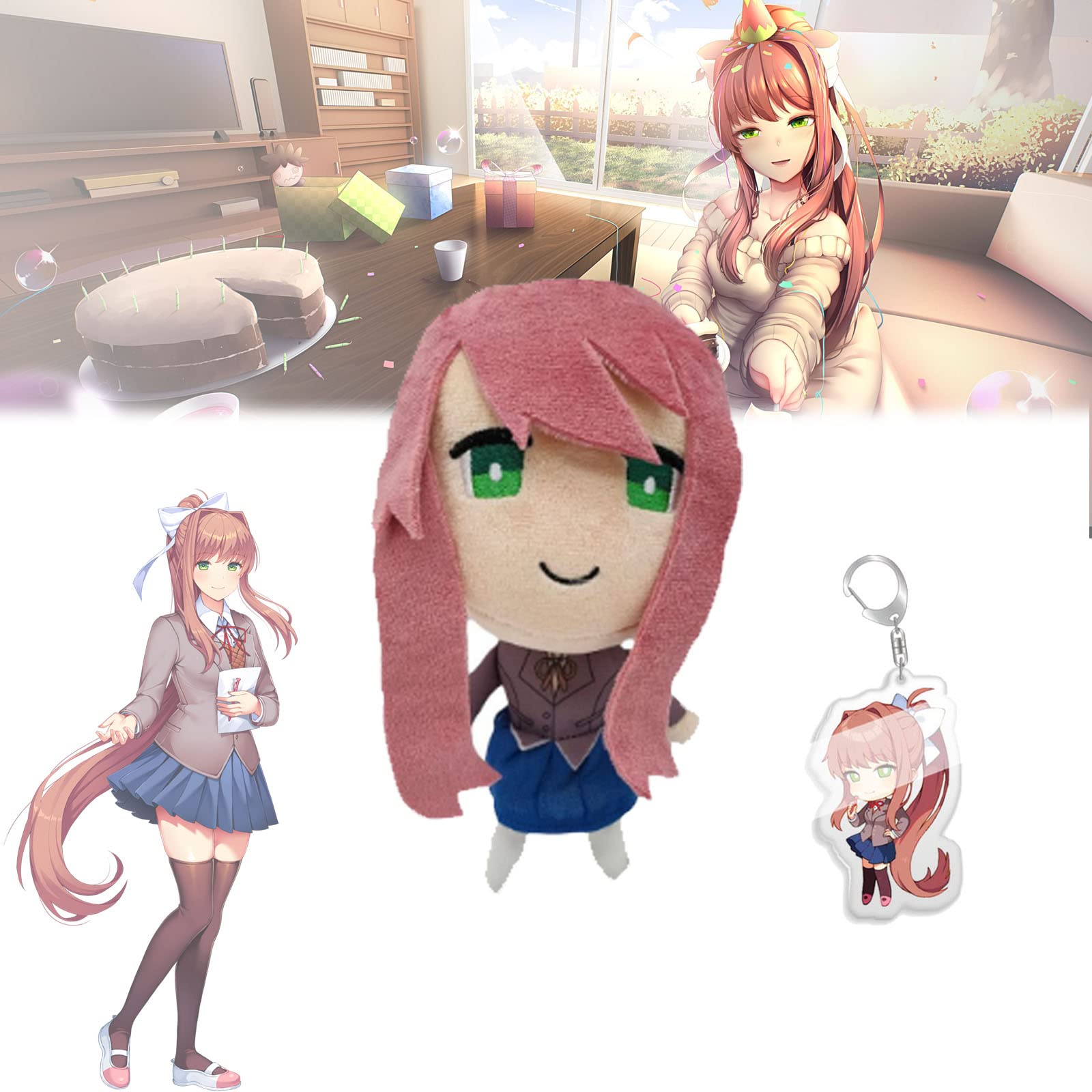 Hzc Doki Doki Literature Club Plush Toys Comes With Same | Desertcart ...