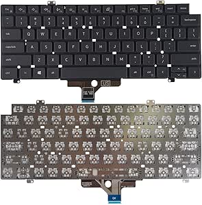 Amazon.com: SUNMALL Teclado de repuesto compatible con laptop Dell Latitude 5420 5421 5430 7420 ...