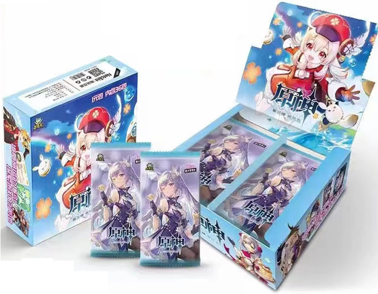 Amazon.com: Genshin Impact Cards,Genshin Impact Cards Booster Box ...