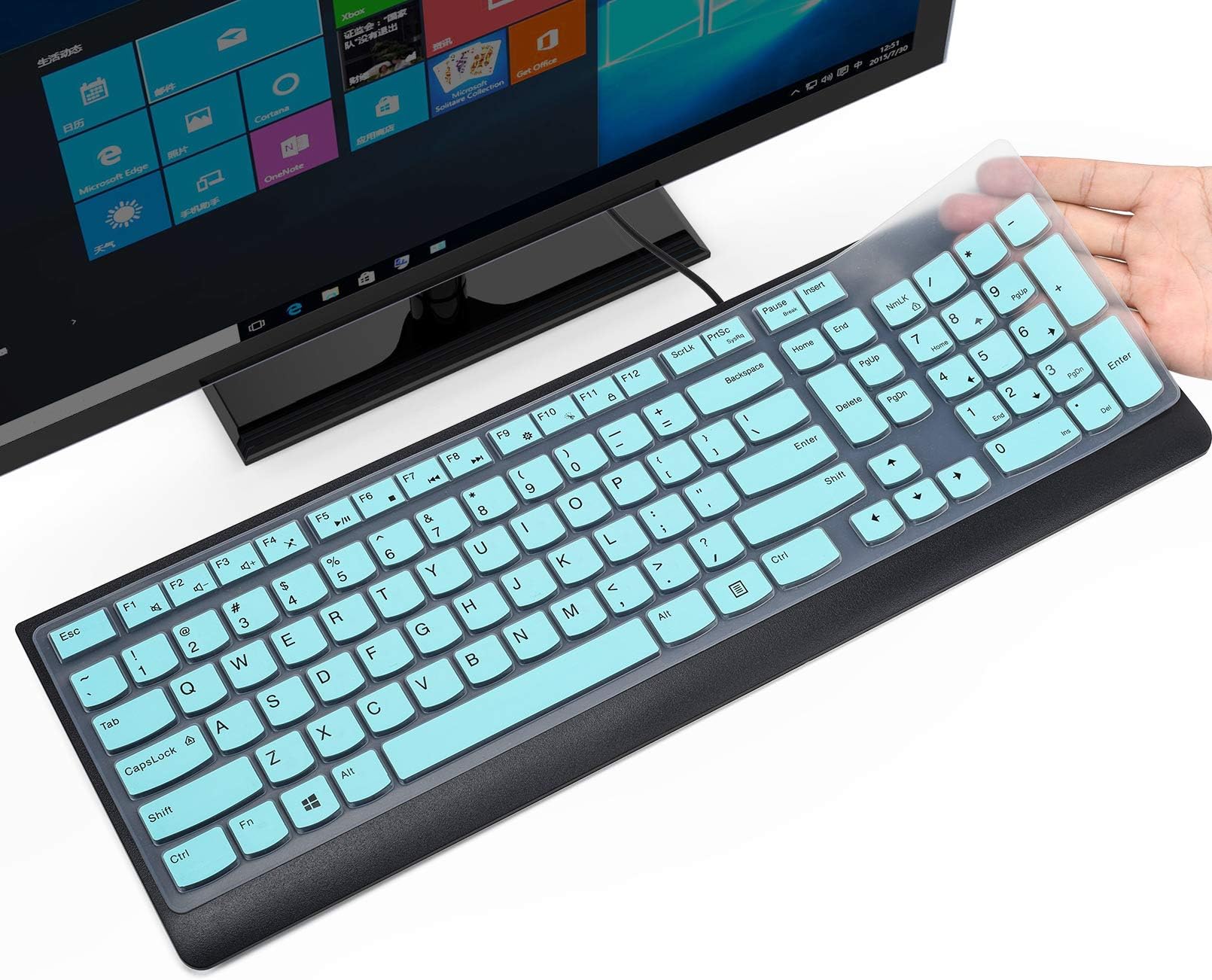 Amazon.com: CaseBuy Keyboard Cover for Lenovo 510 Wireless Keyboard ...