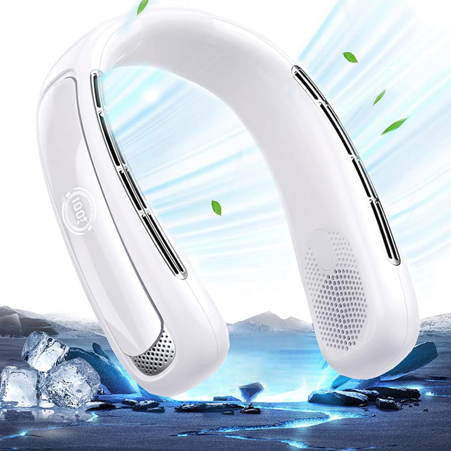 Amazon.com: AIRPROSSING Portable Neck Fan Air Conditioner with LED ...