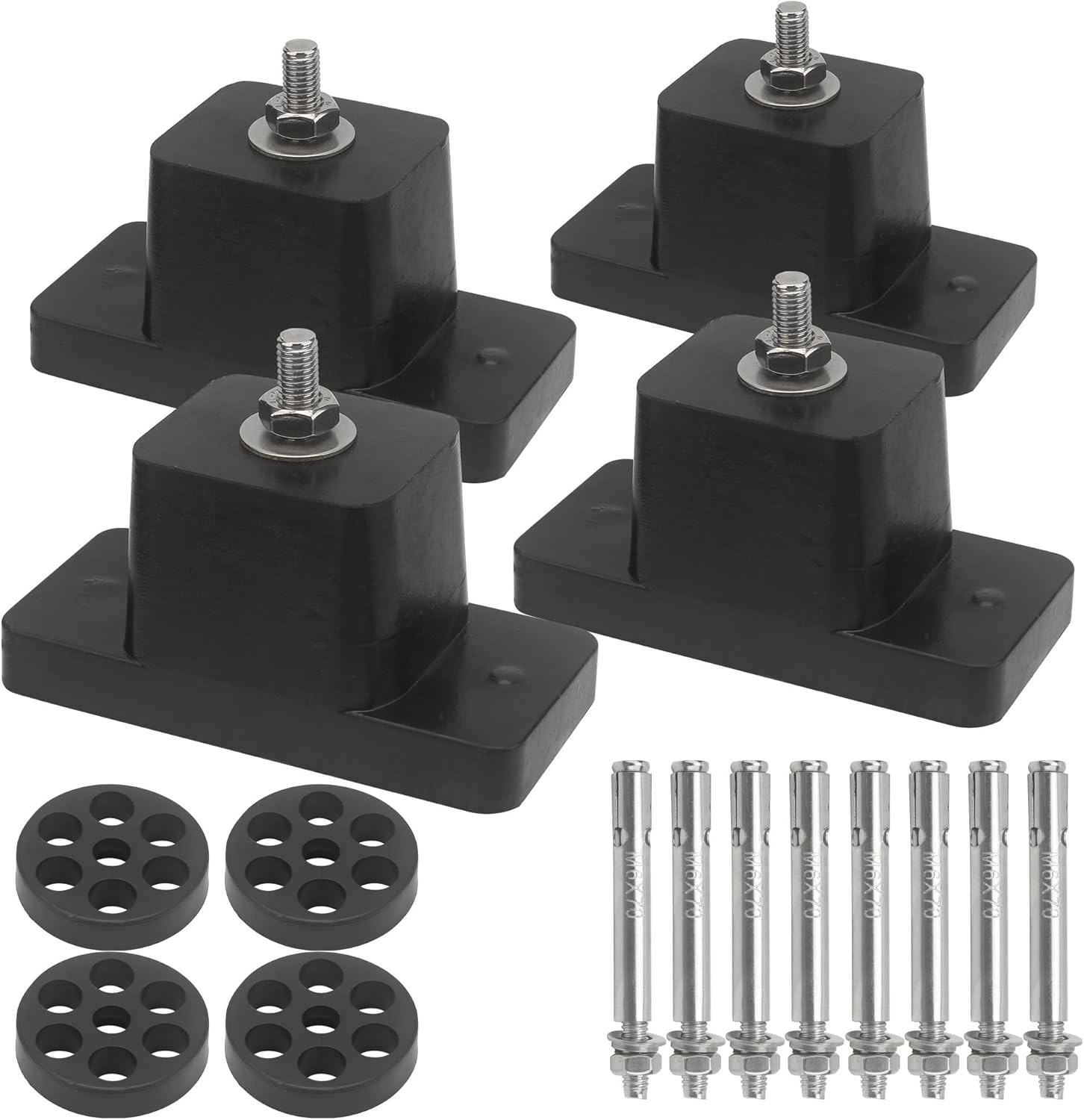 Amazon.com: shiguan Anti-Vibration Shock Absorbing Rubber Mounting ...