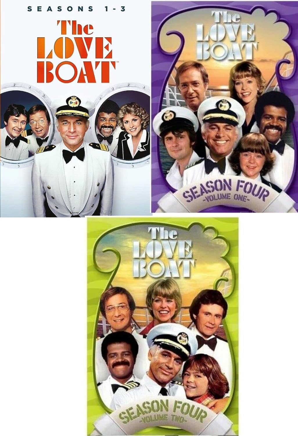 The Love Boat: TV Series Complete Seasons 1, 2, 3, & 4 DVD Set ...