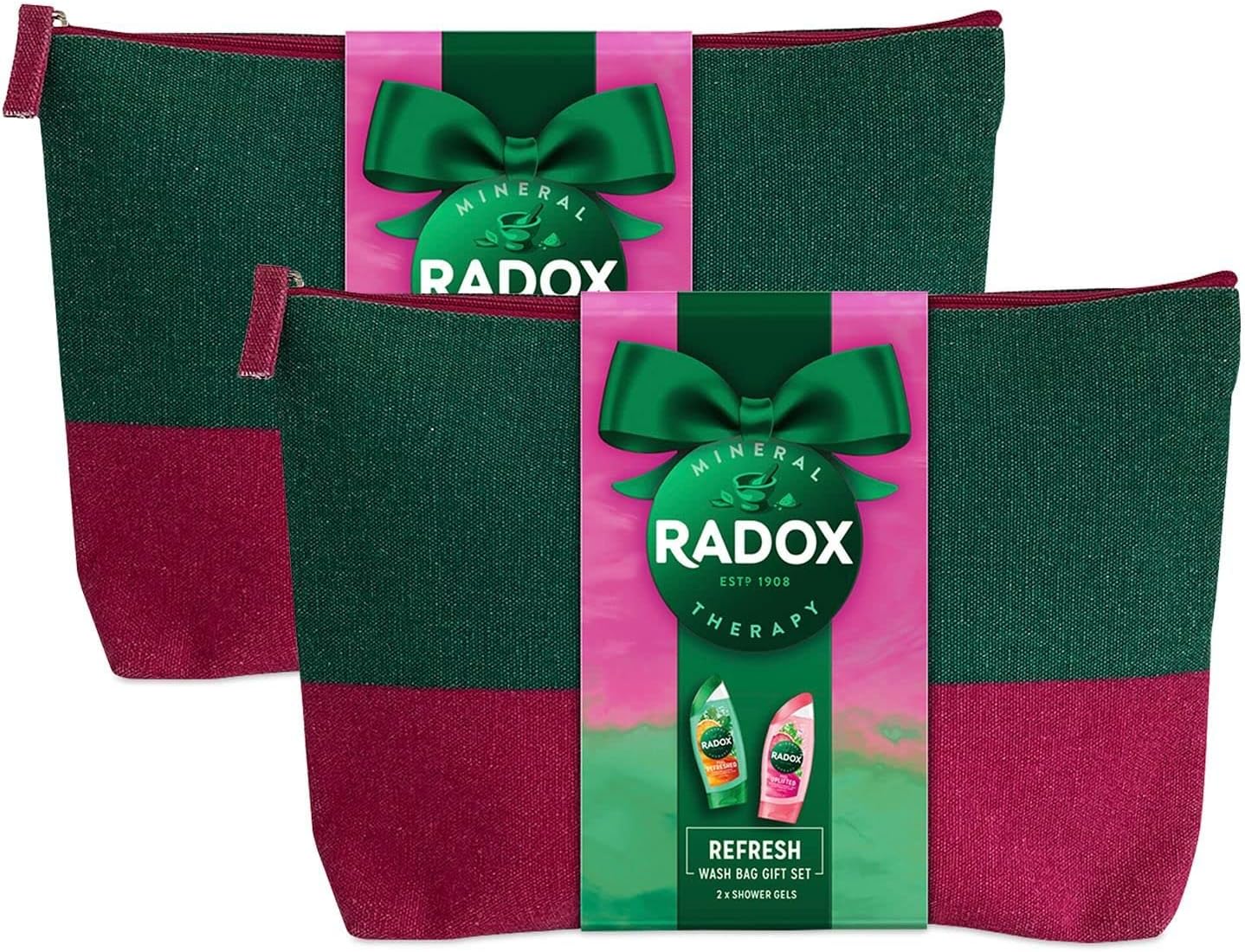 Radox Refresh Uplifted Washbag Christmas Gift Set x 2 : Amazon.co.uk ...