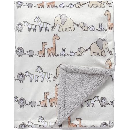 Amazon.com: BORITAR Baby Blanket for Boys Girls Super Soft Double Layer ...