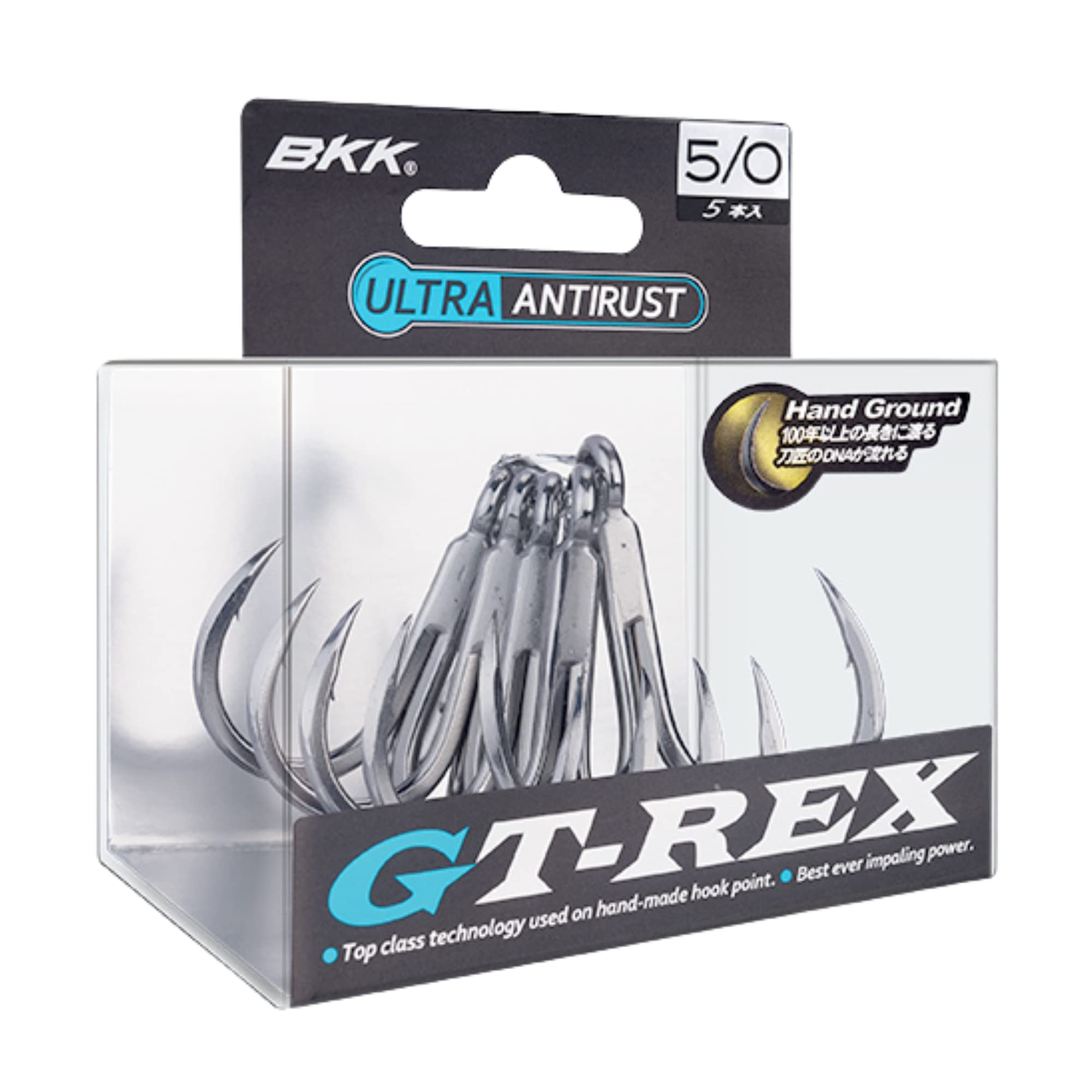 Snapklik.com : GT-REX Treble Hook 5/0 5-Pack 7X Saltwater Ultra ...