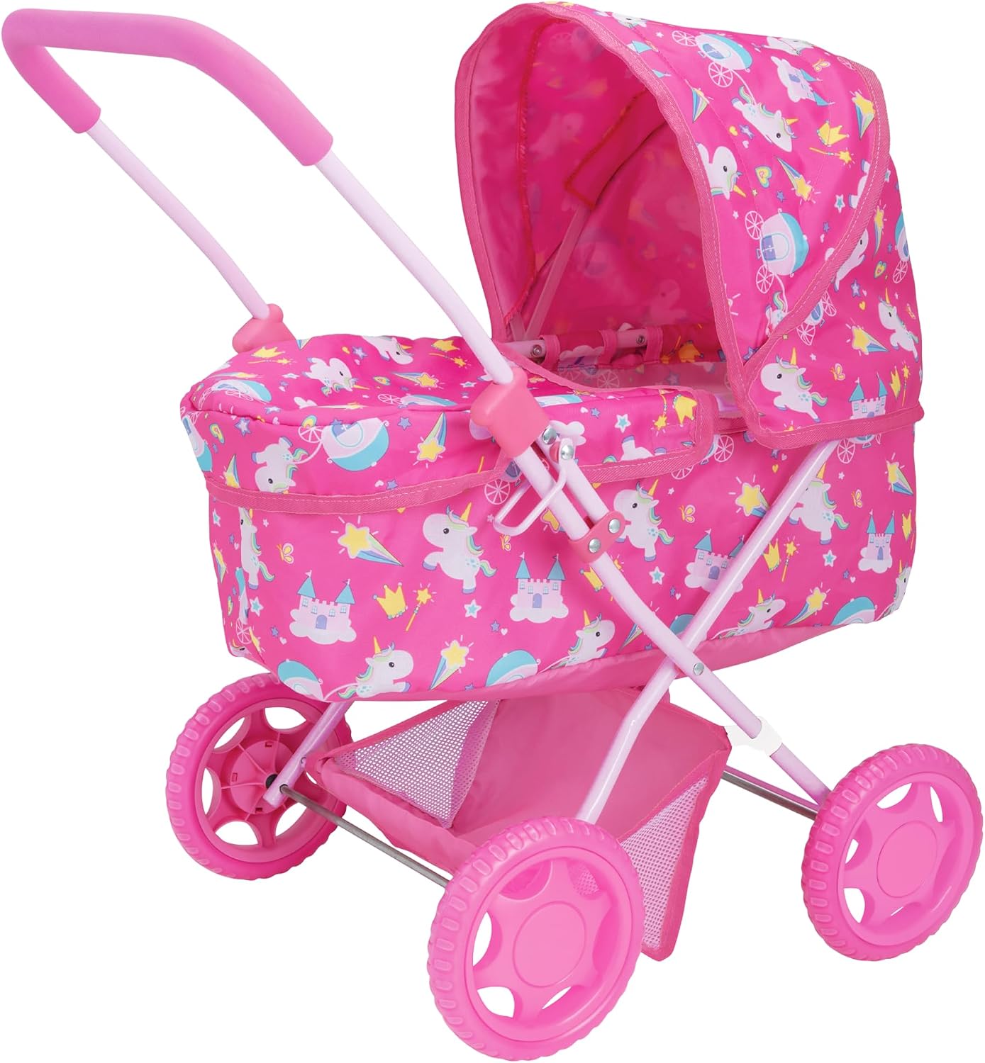 HTI Baby Chic Sweetie Pram | Magical Kingdom Unicorn Printed Pushchair ...