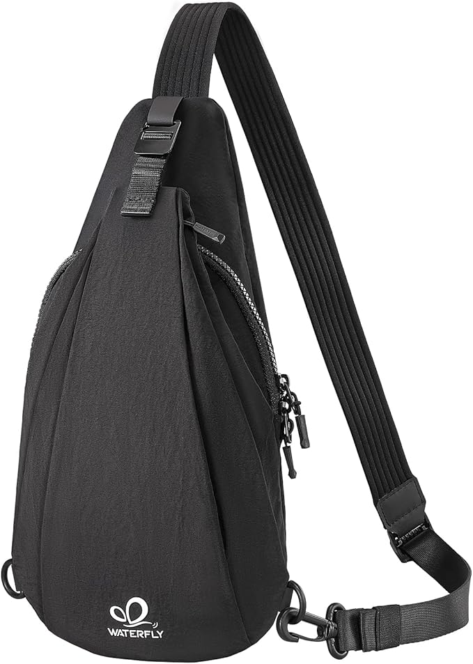 Amazon.com : WATERFLY Small Crossbody Sling Bag: Lightweight Women Men ...