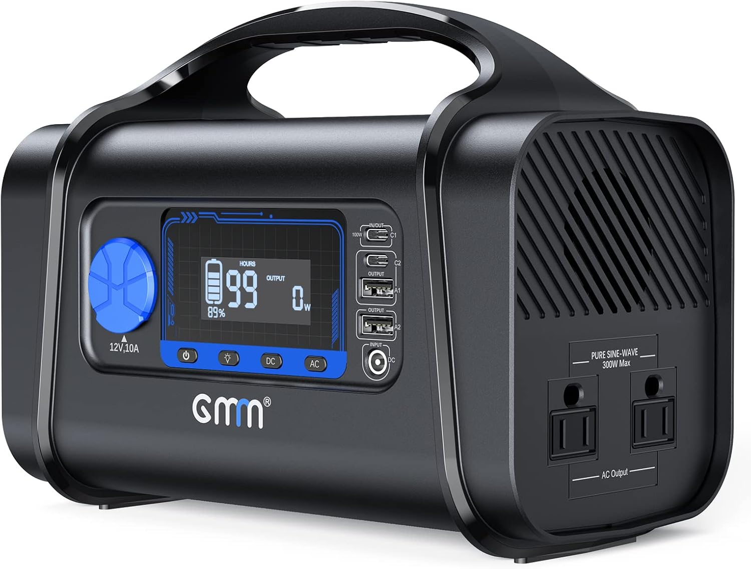 Amazon.com : Portable Power Station 300W Outdoor Generator 296Wh Backup Lithium Battery Portable ...
