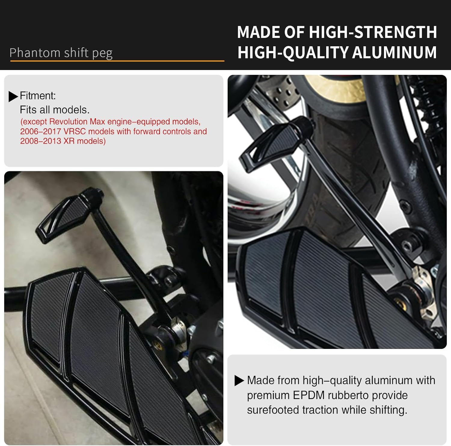 Phantom Shift – Clavijas de cambio para Harley Sportster XL 1200 883 Dyna Softail Touring ...