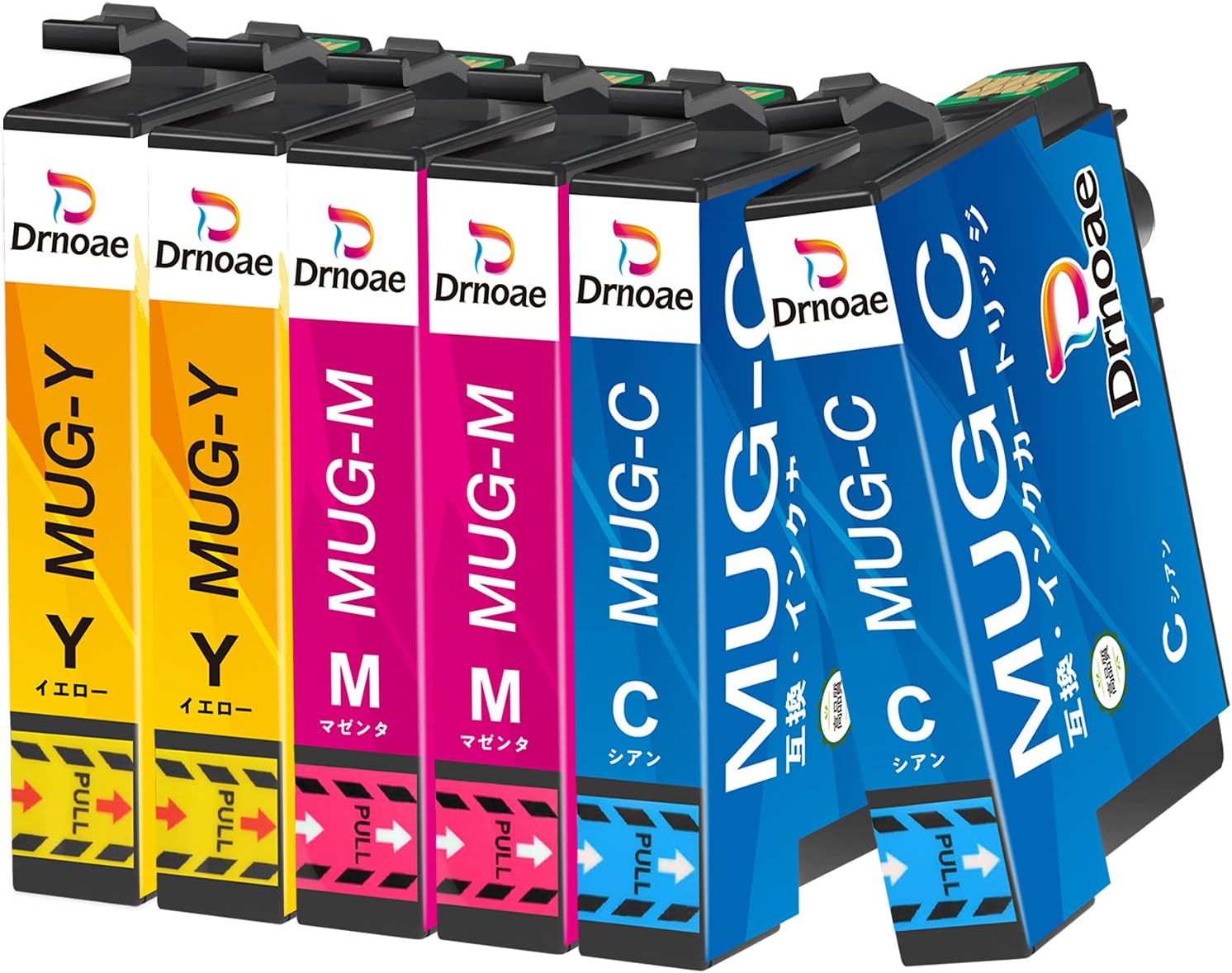 Amazon.co.jp: Kingway Epson用 エプソン MUG-4CL MUG 互換インクカートリッジ 4色セット×2 (計8個入り) 互換インク マグカップ 適応機種 EW ...