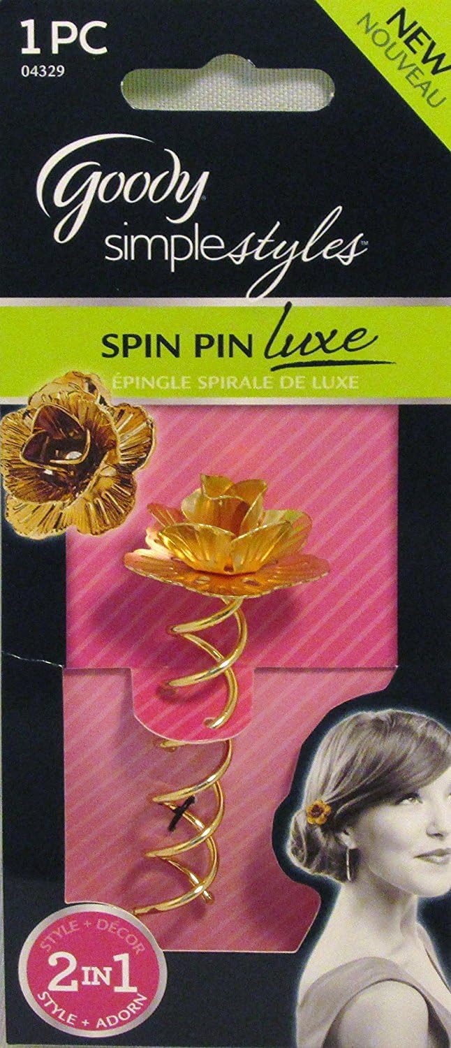 Amazon.com : Goody Simple Styles Spin Pin Luxe : Beauty & Personal Care