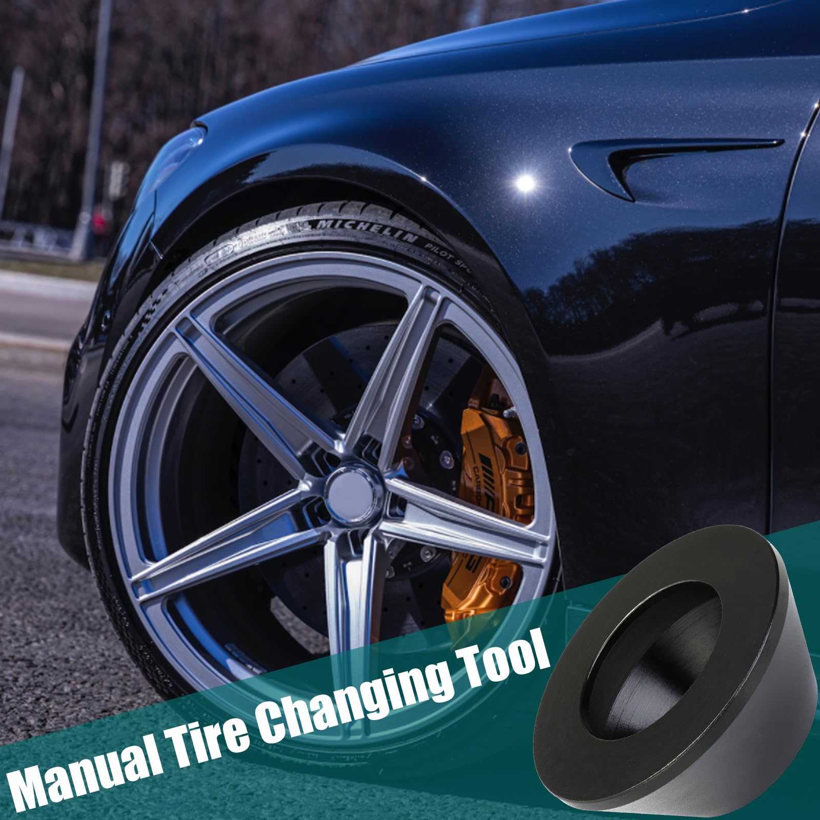 Snapklik.com : FWUNYVN Manual Tire Changer Centering Cone, Stable Wheel ...