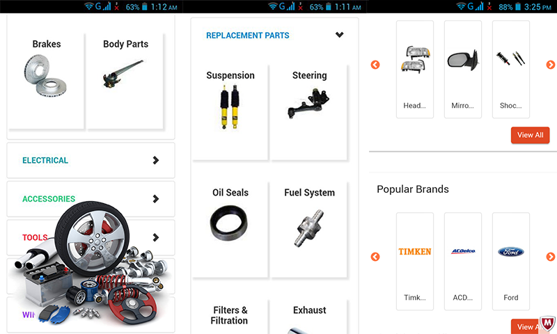 Car parts 2018 - App on the Amazon Appstore