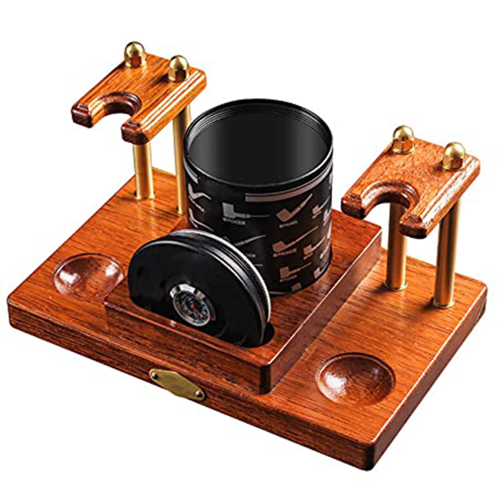 Buy cakunmik Wooden Pipe Stand, Handmade Wooden Stand Pipe Display Rack ...