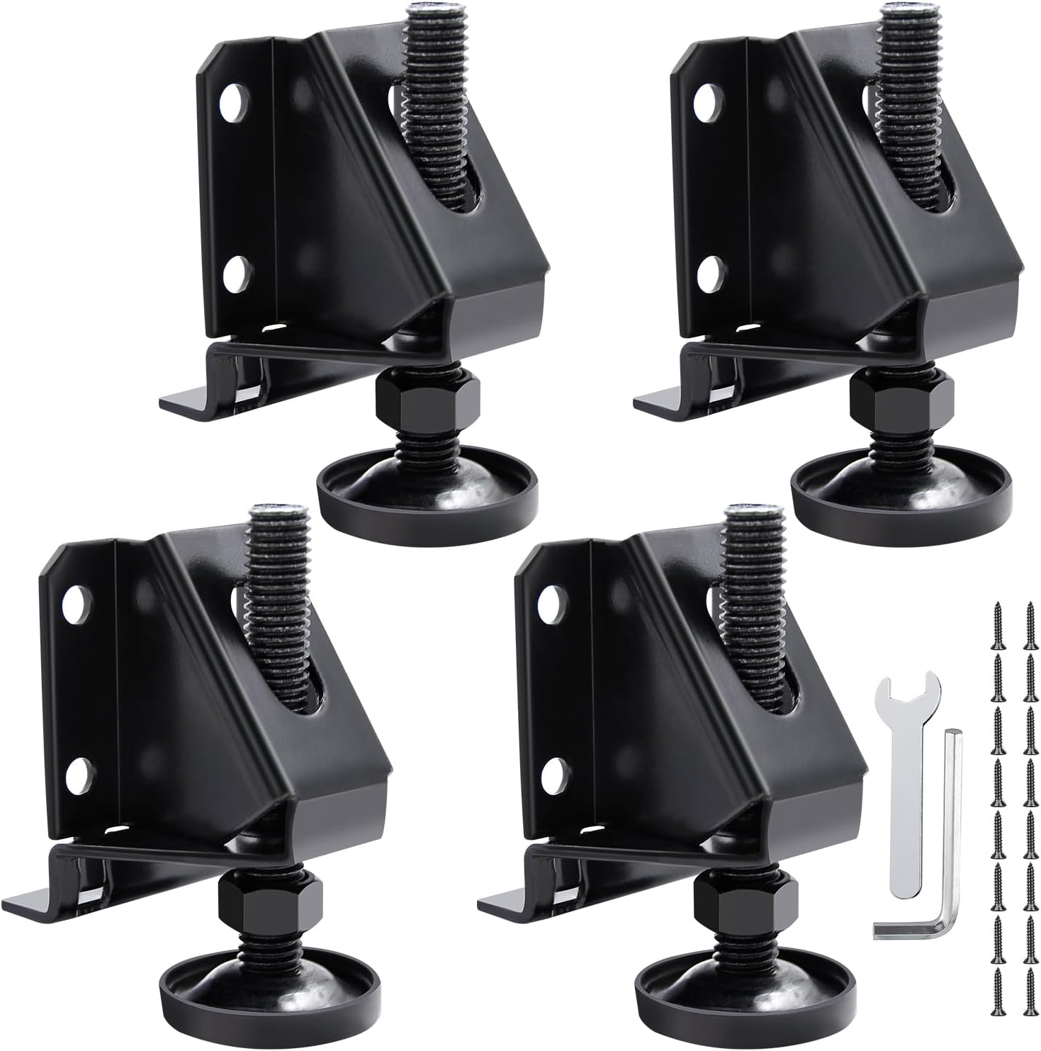 Amazon.com: Rok Hardware 4 Pack Heavy Duty 8000 lbs Capacity Adjustable ...